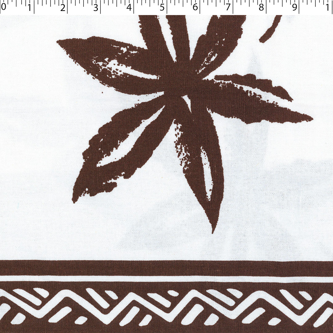 SAN PAULO RAYON/LINEN BLEND PRINTS - FLORAL BORDER – Fabricland Online