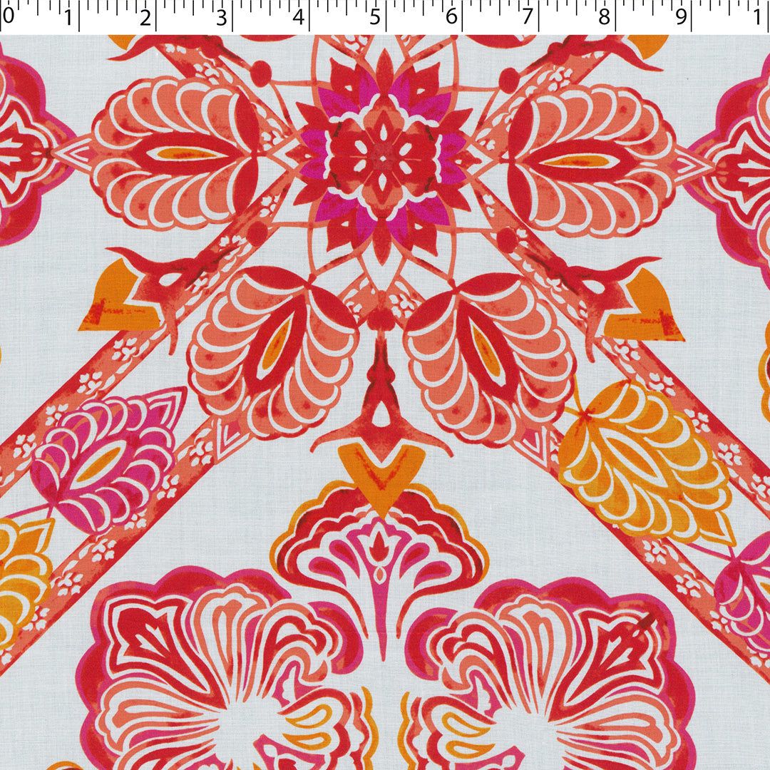 DESIREE - RAYON VOILE PRINTS - TRIBAL BORDER – Fabricland Online