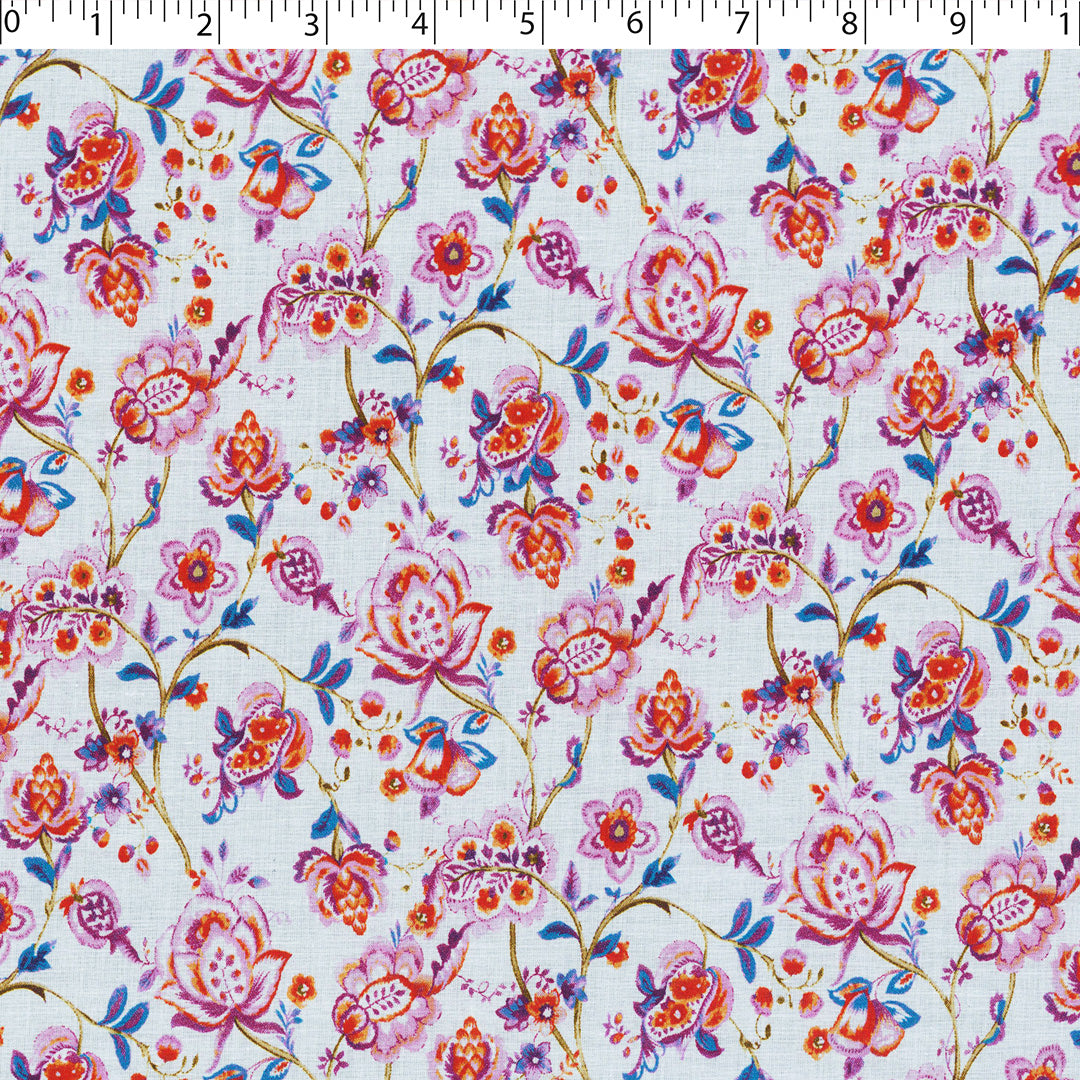 MINERVA - COTTON VOILE PRINTS - FOLKLORIC ABSTRACT – Fabricland Online