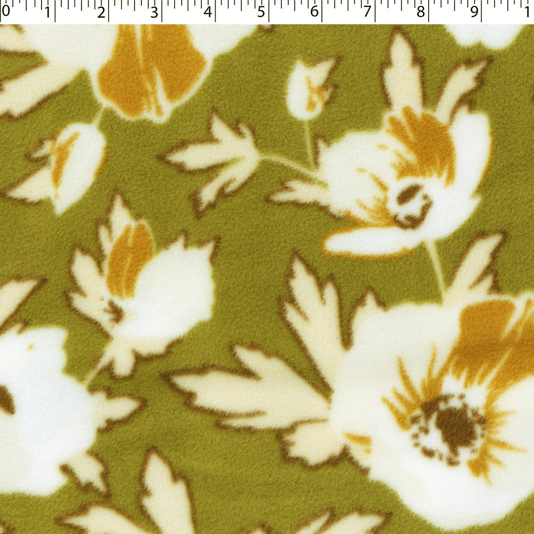 MOUNTAIN FLEECE PRINTS - WINTER FLORAL – Fabricland Online