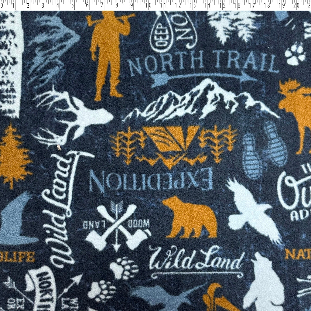 MOUNTAIN FLEECE PRINTS - THE GREAT OUTDOORS – Fabricland Online