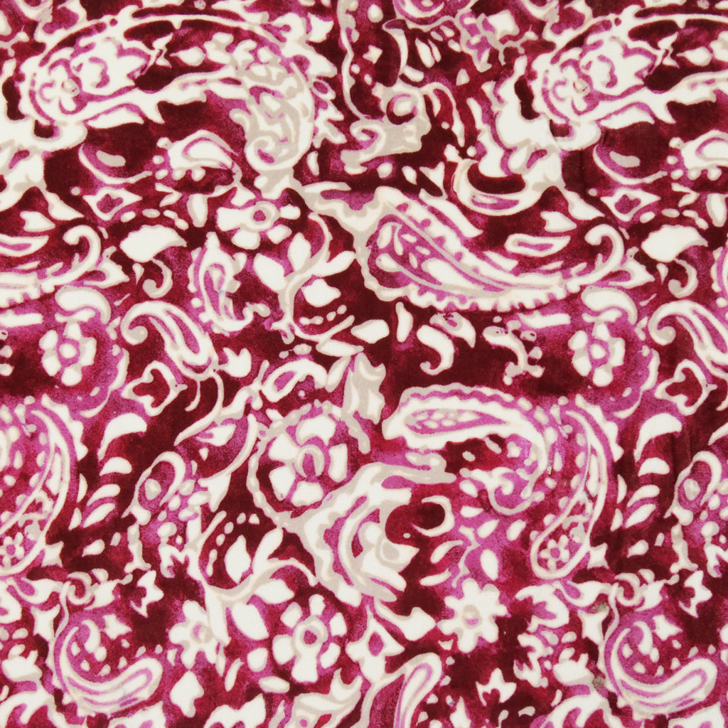 VINEYARD VIEWS VELVET PRINTS - ABSTRACT PAISLEY – Fabricland Online