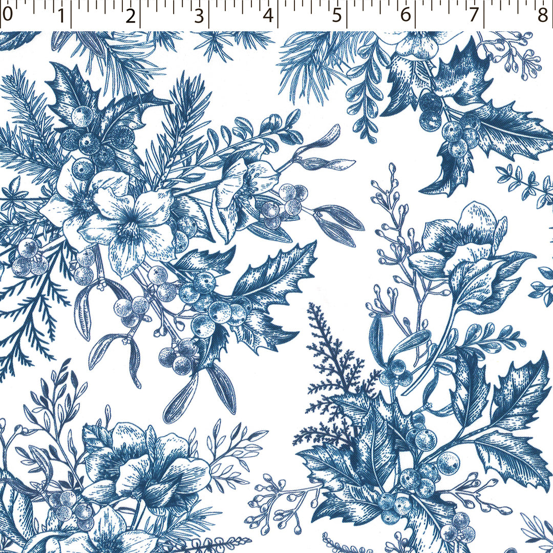 WINTER TOILE PRINTS - CHRISTMAS ROSE – Fabricland Online