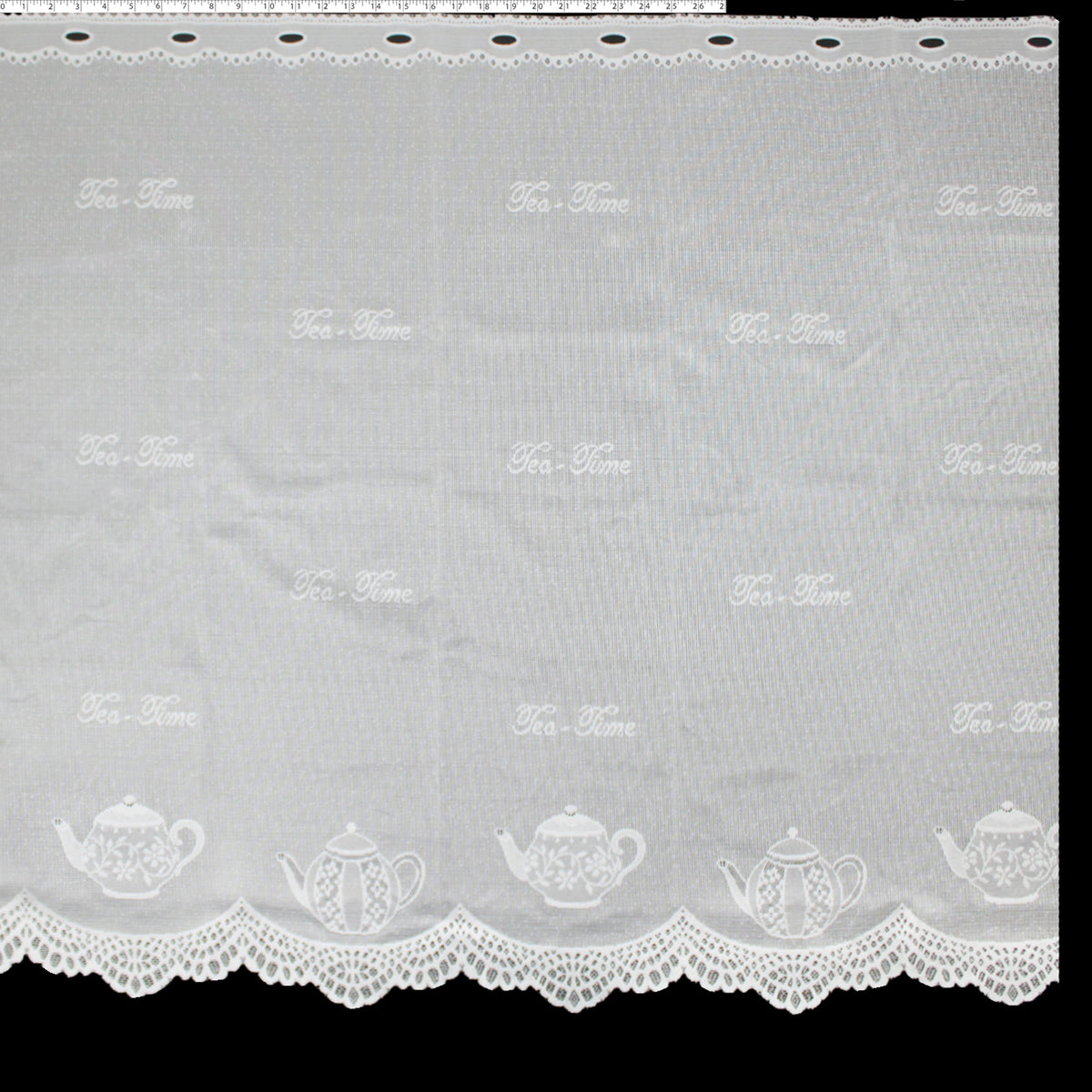 DRAPERY CAFE LACE 36" - TEATIME – Fabricland Online